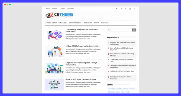 39+ Best SEO Friendly Blogger Templates { Free List } 2023